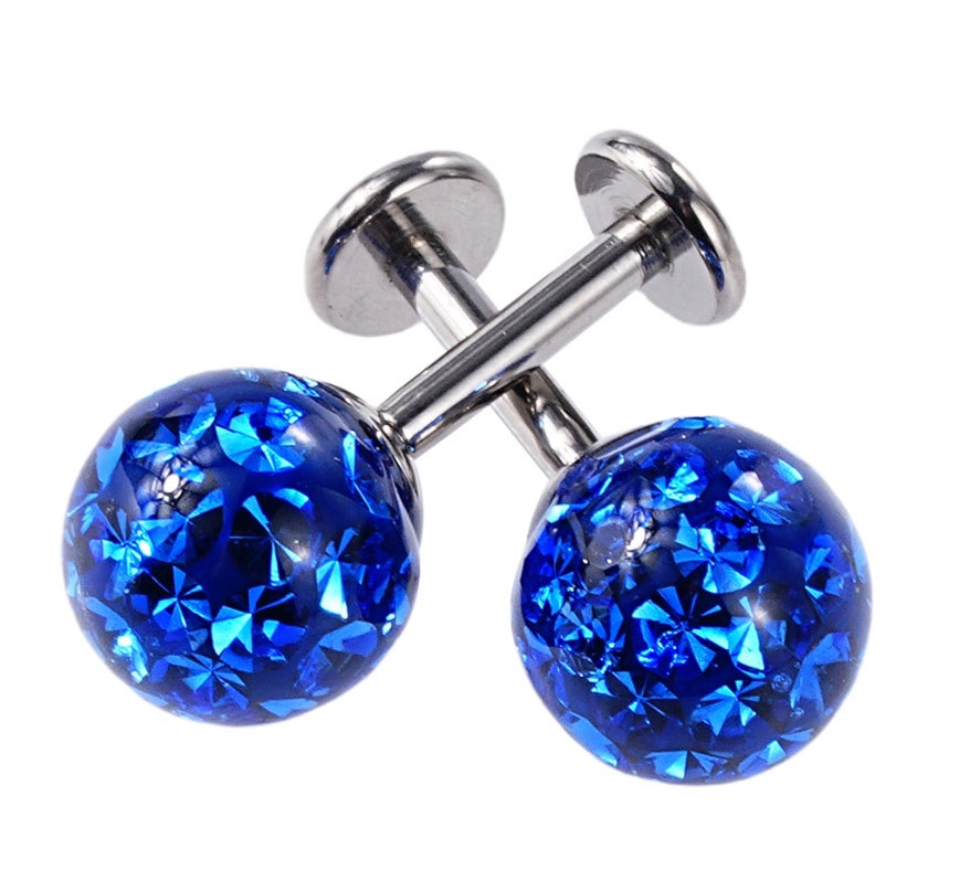 Nautical Nights – Threadless Titanium Stud Earrings (ASTM F-136 ...